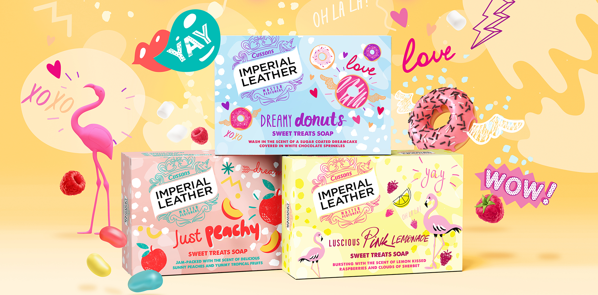 Sweet Treat Bar Soap Range - Imperial Leather