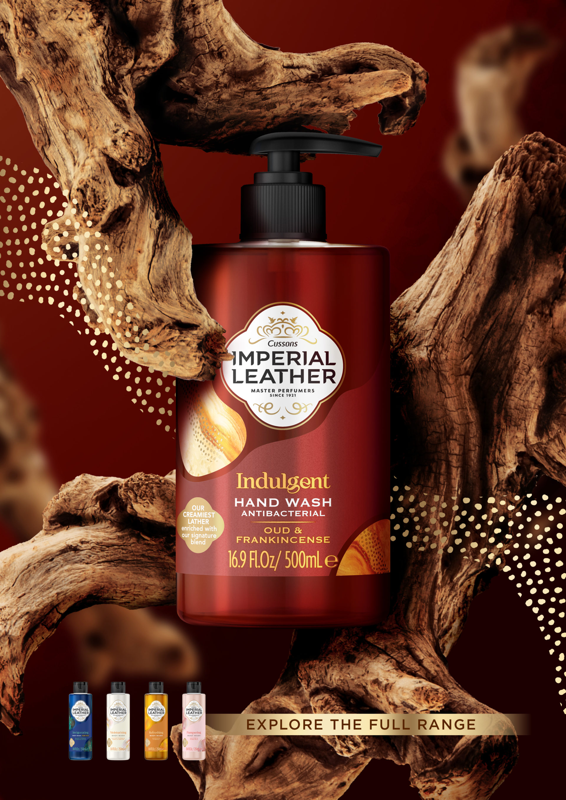 Imperial Leather Indulgent Antibacterial Hand Wash Oud & Frankinscence ...